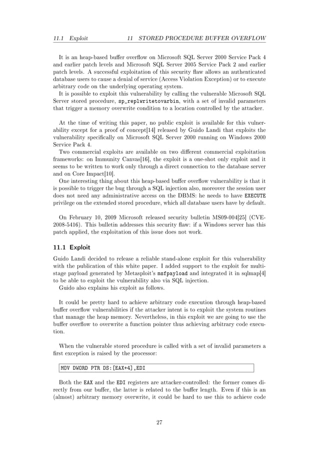 Advanced SQL injection to operating system full control (whitepaper) | PDF | Databases ...