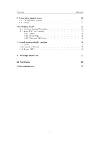 Advanced SQL injection to operating system full control (whitepaper) | PDF