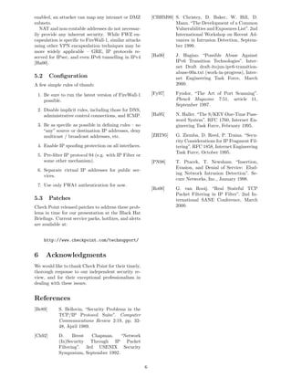 A Stateful Inspection of Firewall-1 (2000) | PDF