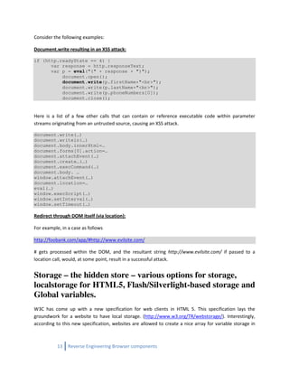 Blackhat11 shreeraj reverse_engineering_browser | PDF
