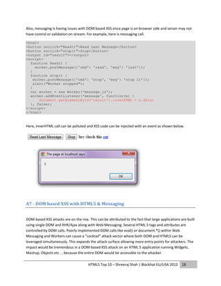 Top 10 HTML5 Threats - Whitepaper | PDF
