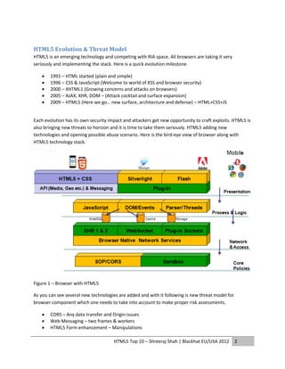 Top 10 HTML5 Threats - Whitepaper | PDF