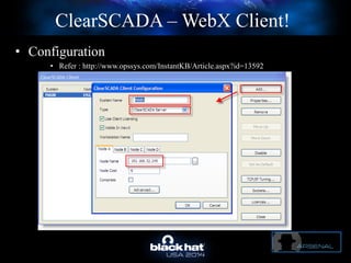 BlackHat Arsenal 2014 - C-SCAD : Assessing Security Flaws in C-SCAD WebX Client (Penetration ...