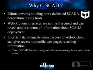 BlackHat Arsenal 2014 - C-SCAD : Assessing Security Flaws in C-SCAD ...
