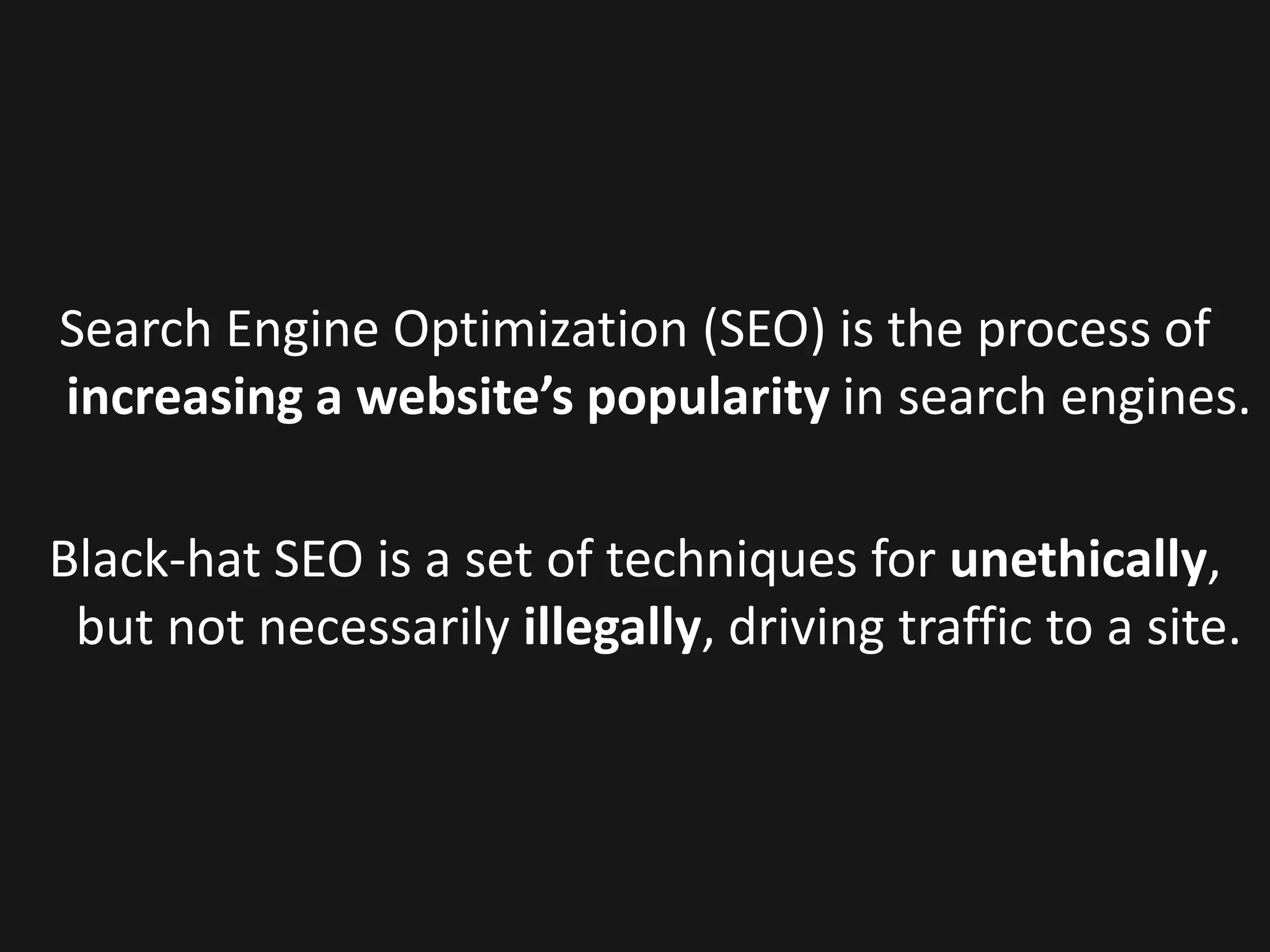 Introduction to Blackhat SEO | PDF