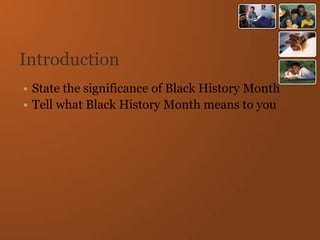 Black history month | PPT