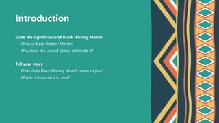 Black history month | PPTX