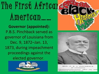 Black history month celebration | PPT