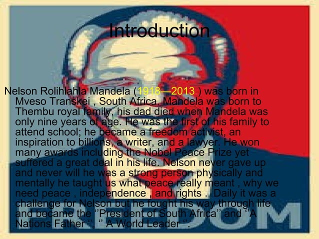 Black history month civics nelson mandela | PPT | Free Download