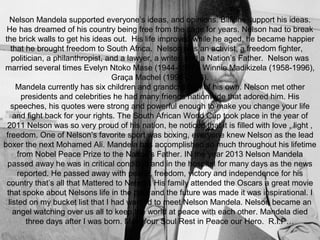 Black history month civics nelson mandela | PPT