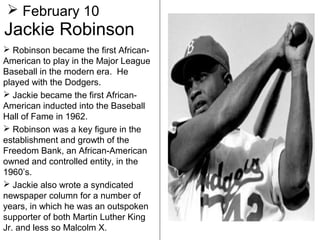 Famous African Americans in History | PPT