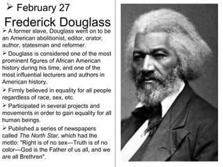 Famous African Americans in History | PPT