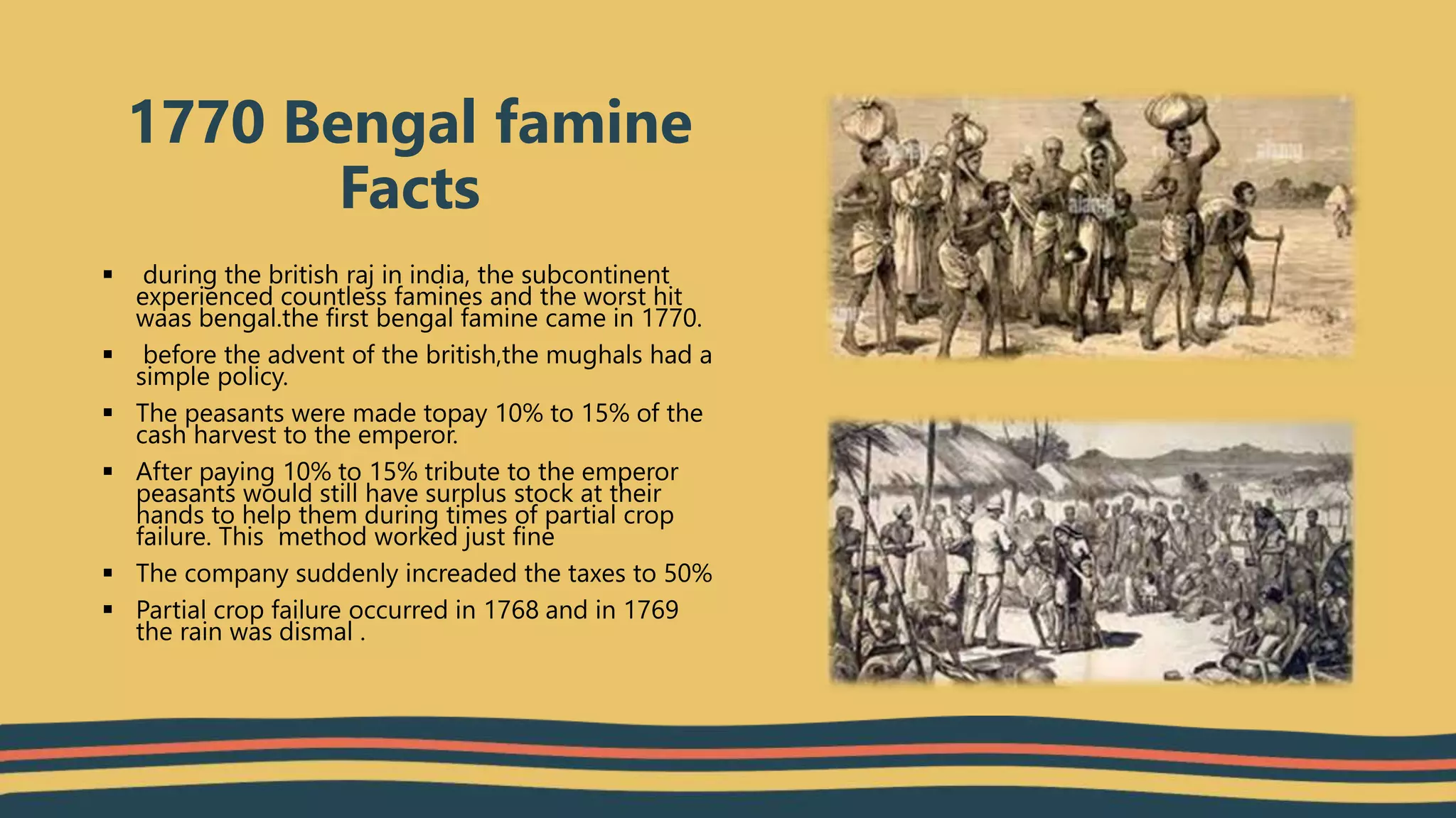 the great bengal famine | PPTX | Food & Drink