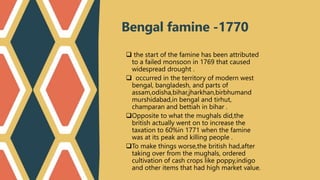 the great bengal famine | PPTX