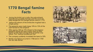 the great bengal famine | PPTX