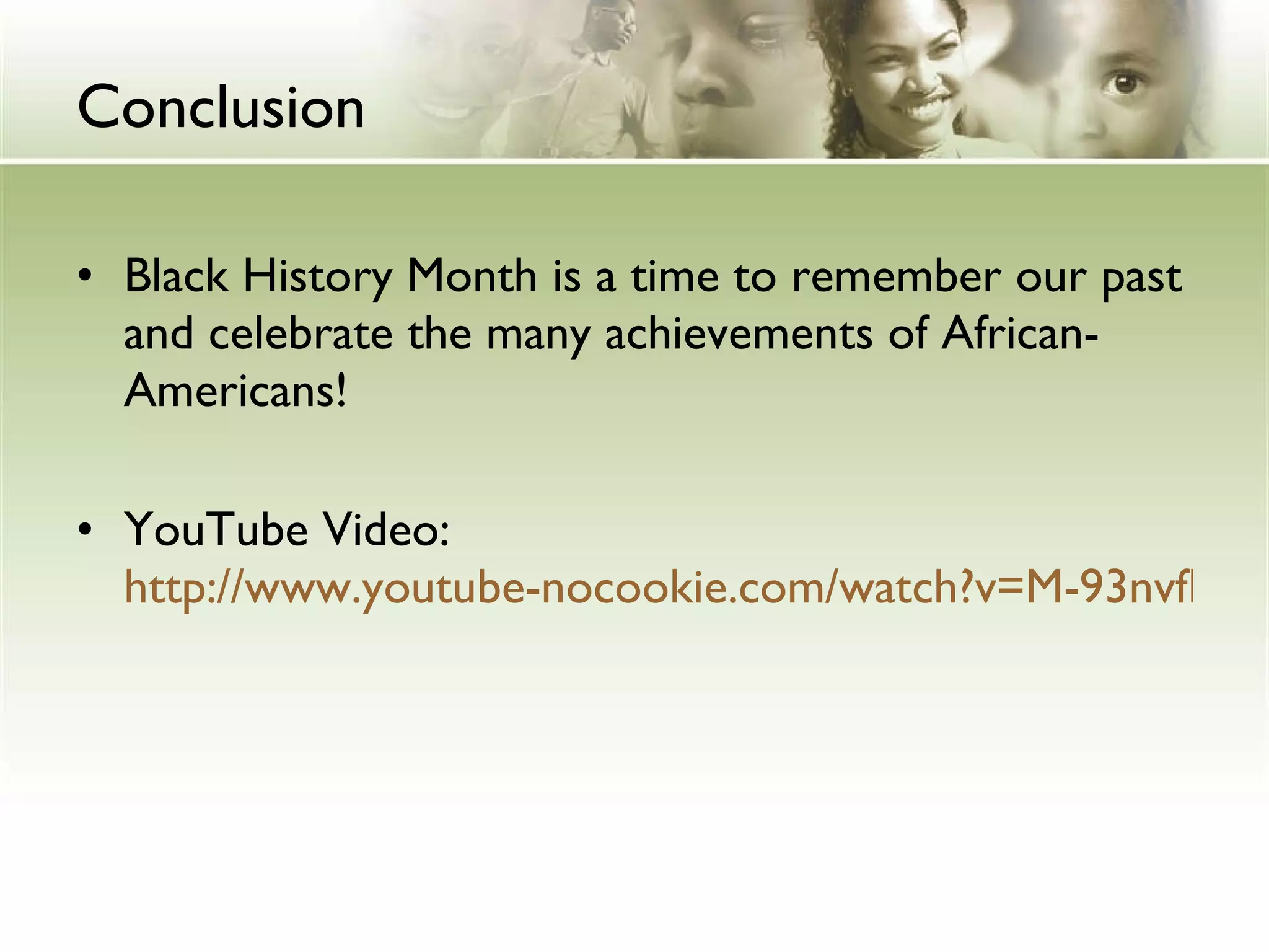 Black History Month Presentation | PPT