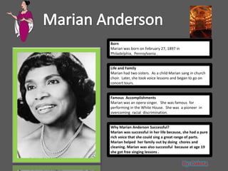 Black history project student examples | PPTX