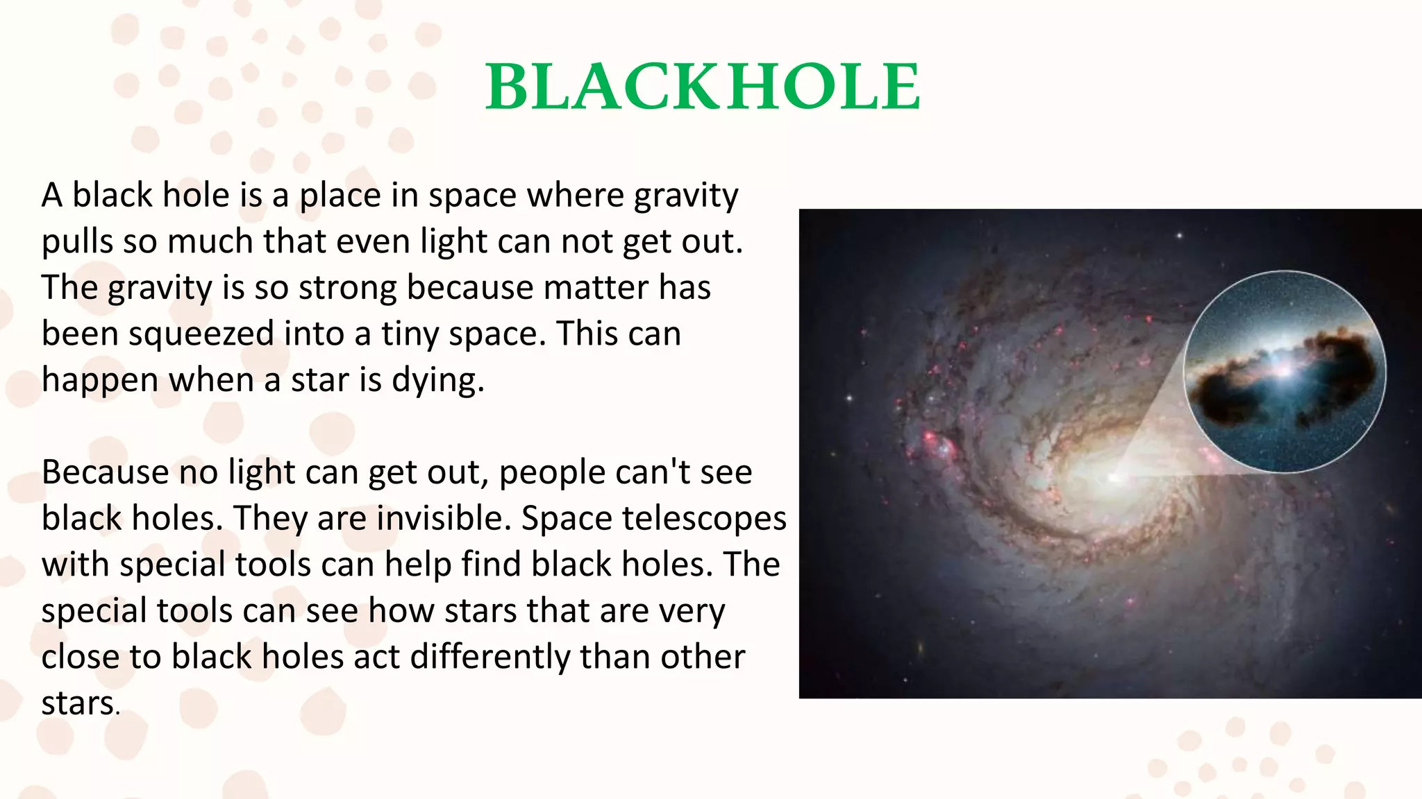 Black hole | PPTX