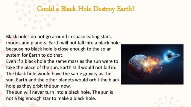 Black hole | PPTX