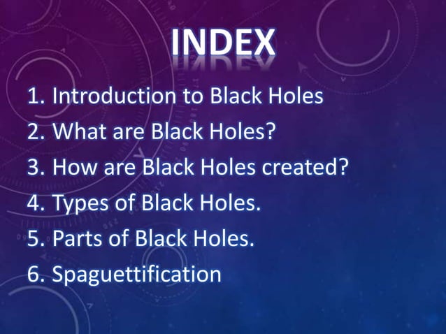 Black hole | PPTX | Physics | Science