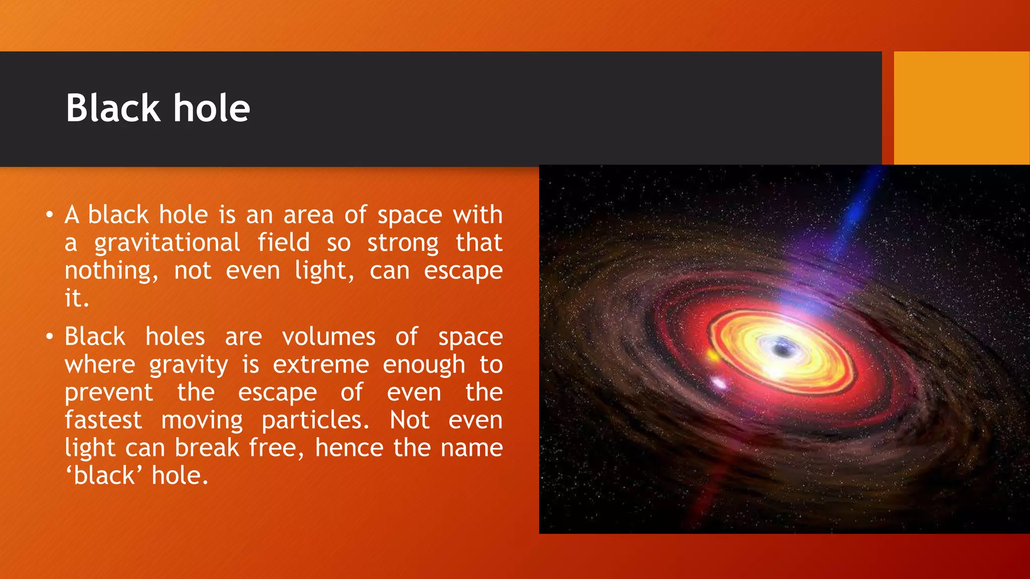 black hole.pptx | Physics | Science