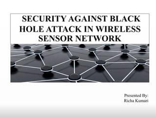 Black hole attack | PPTX