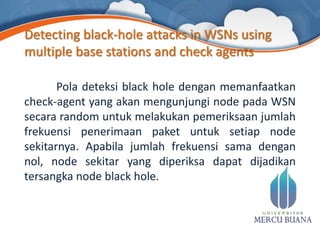 Detection of Black Hole Attack in Wireless Sensor Network with Cluster Index Table Reference ...