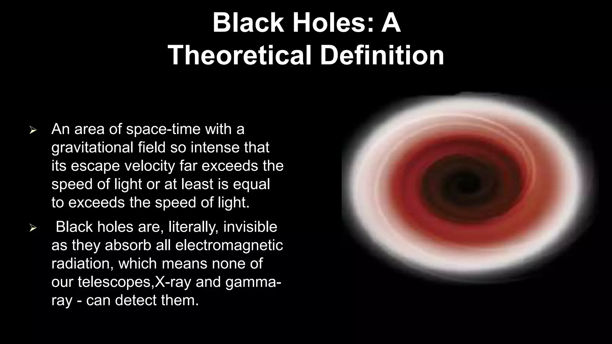 Black hole facts | PPTX | Physics | Science