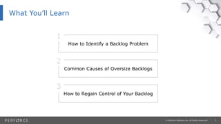 Backlog or Black Hole? How to Manage Massive Backlogs | PPT