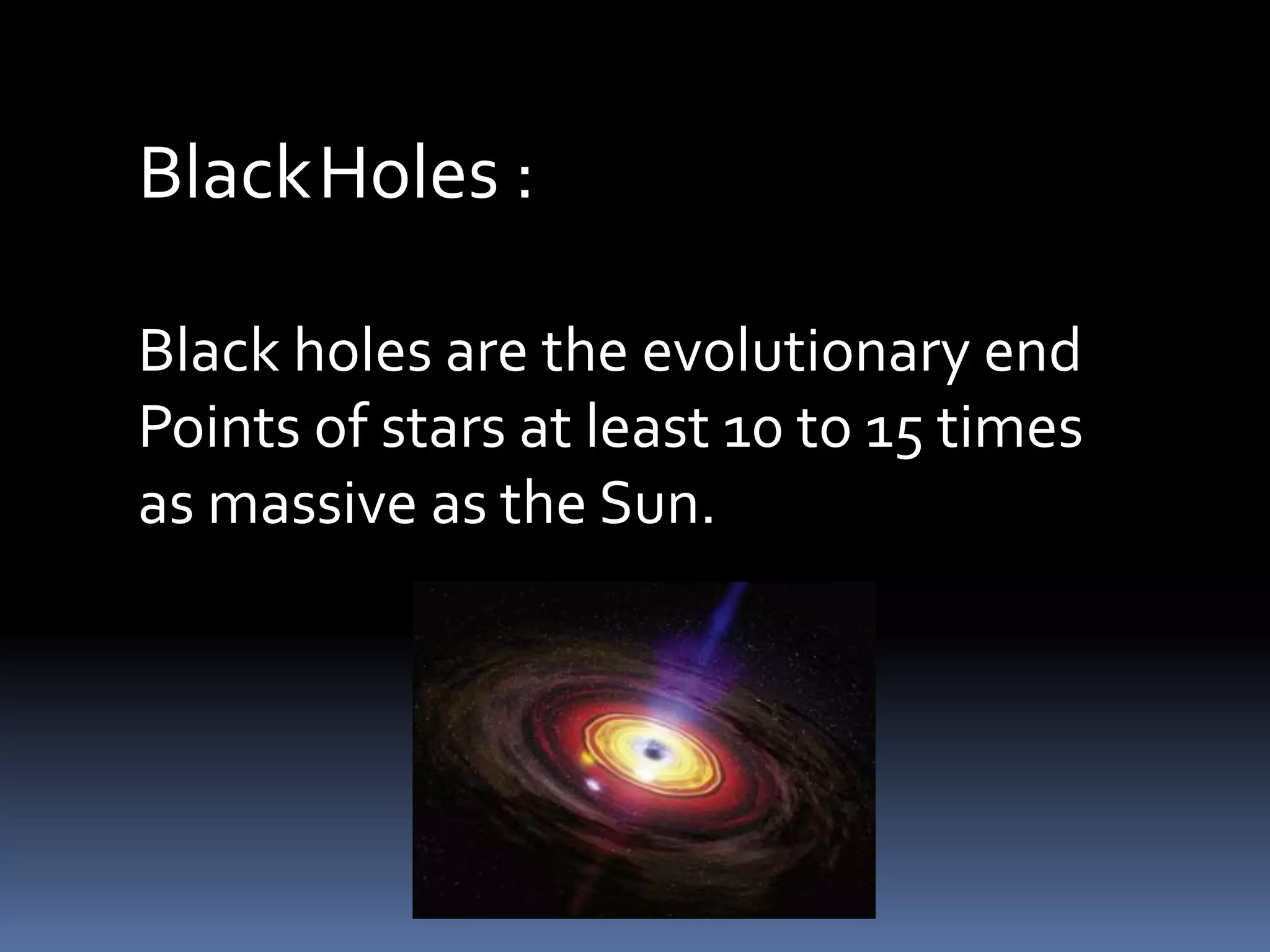 Black hole ppt | PPTX
