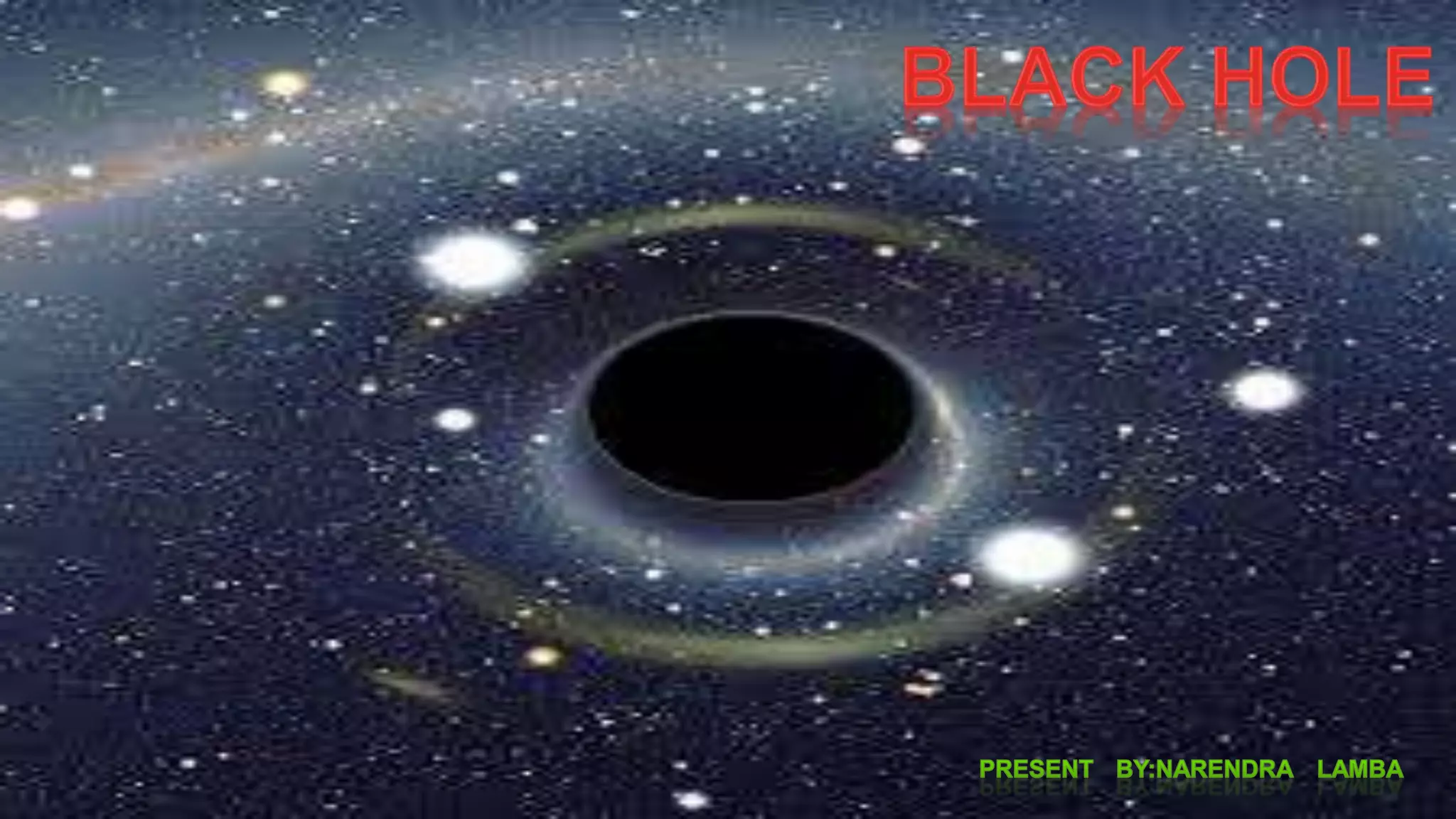 Black hole ppt | PPTX