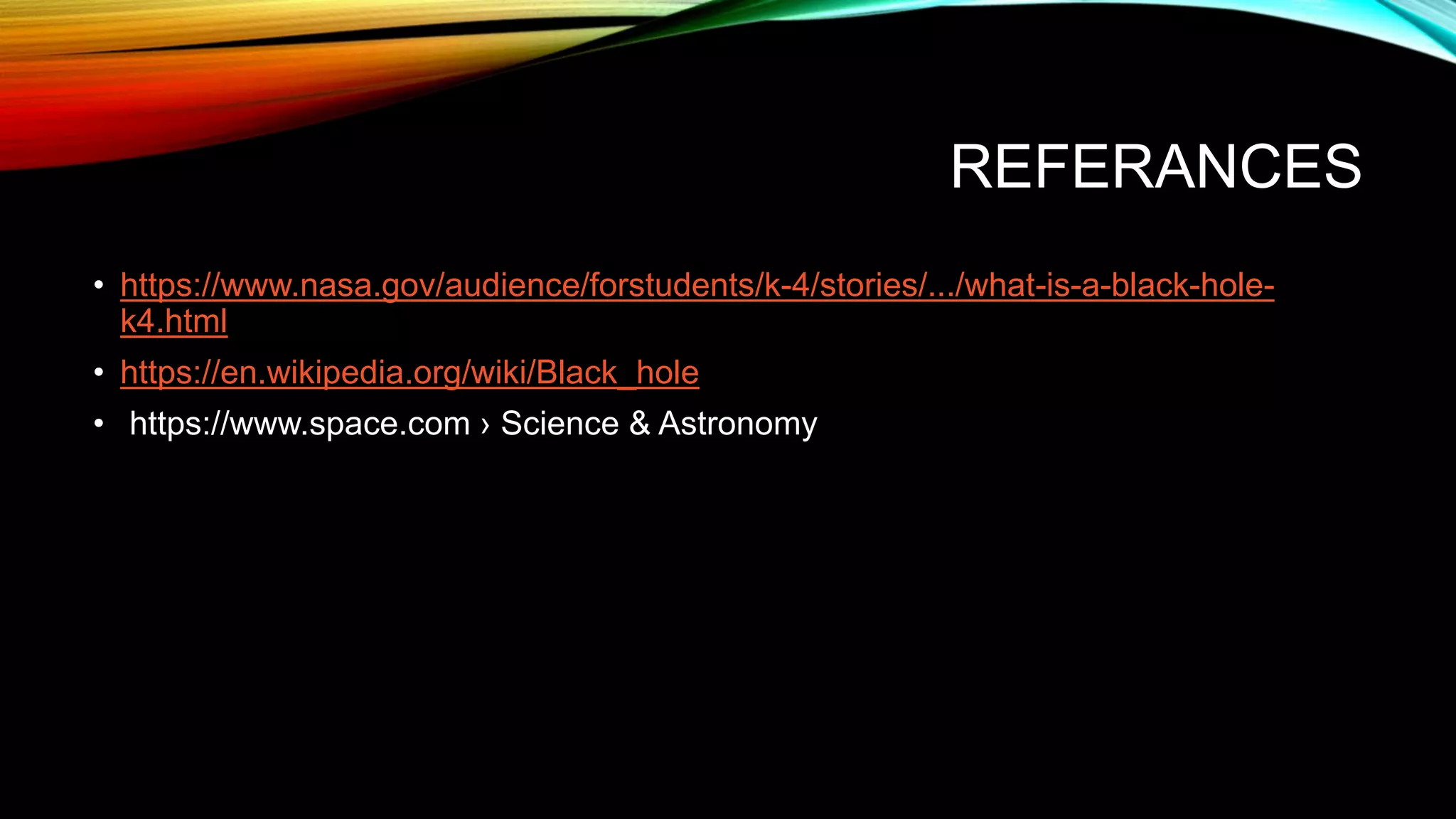 Black hole ppt | PPTX