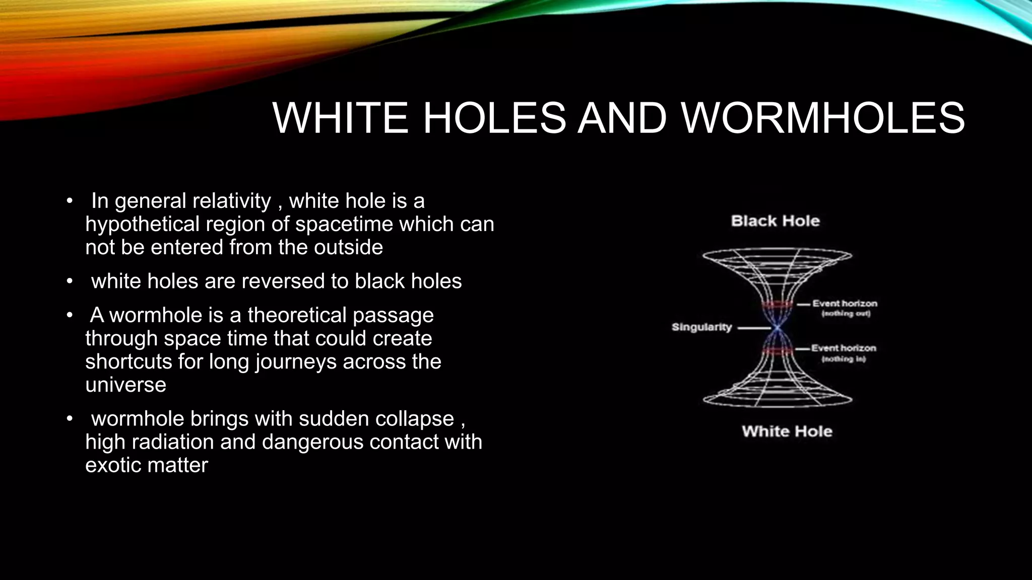 Black hole ppt | PPTX