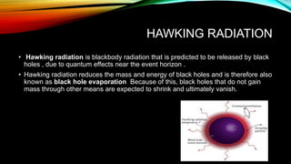 Black hole ppt | PPTX