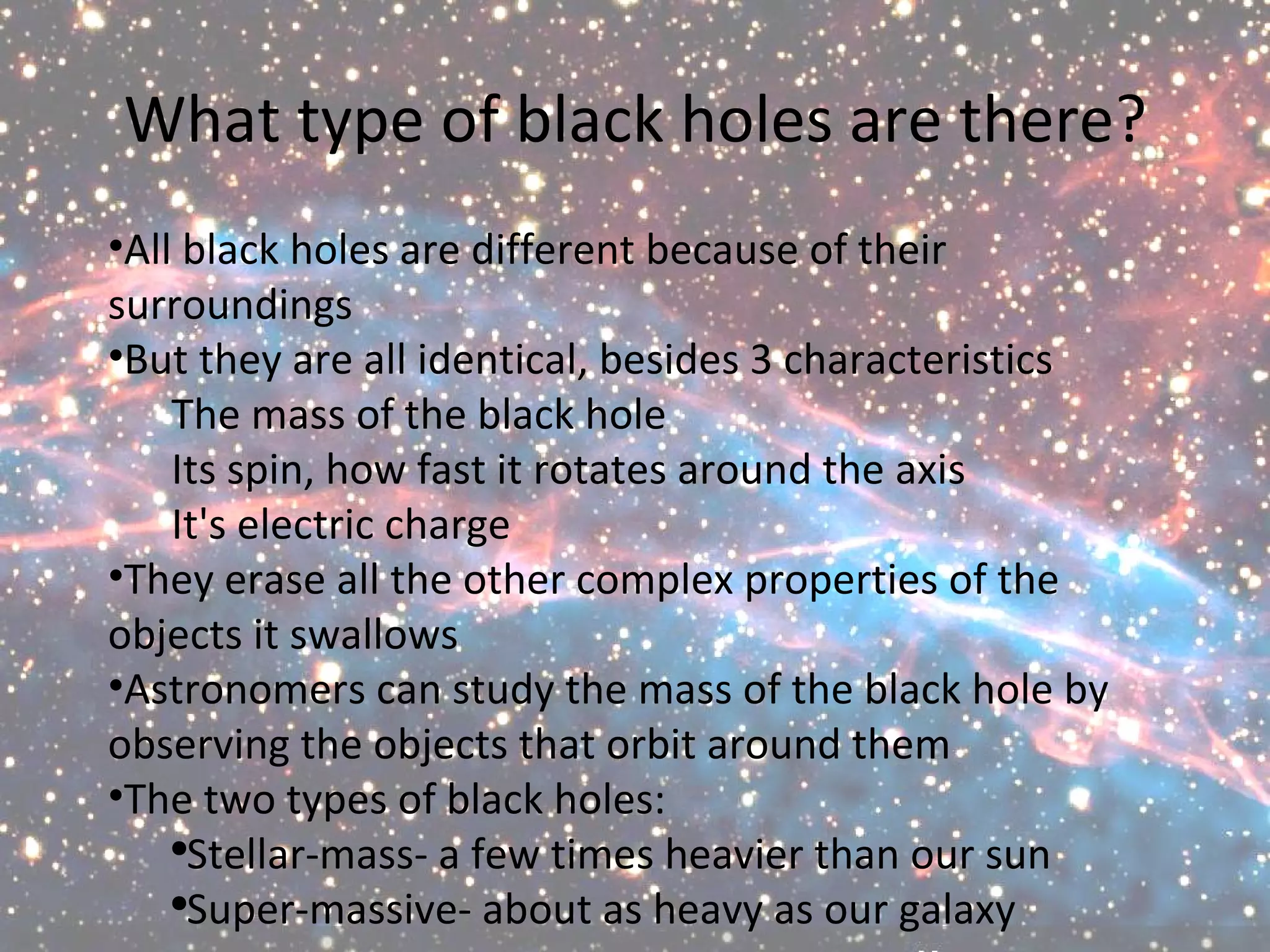 Black Holes | PPT | Physics | Science