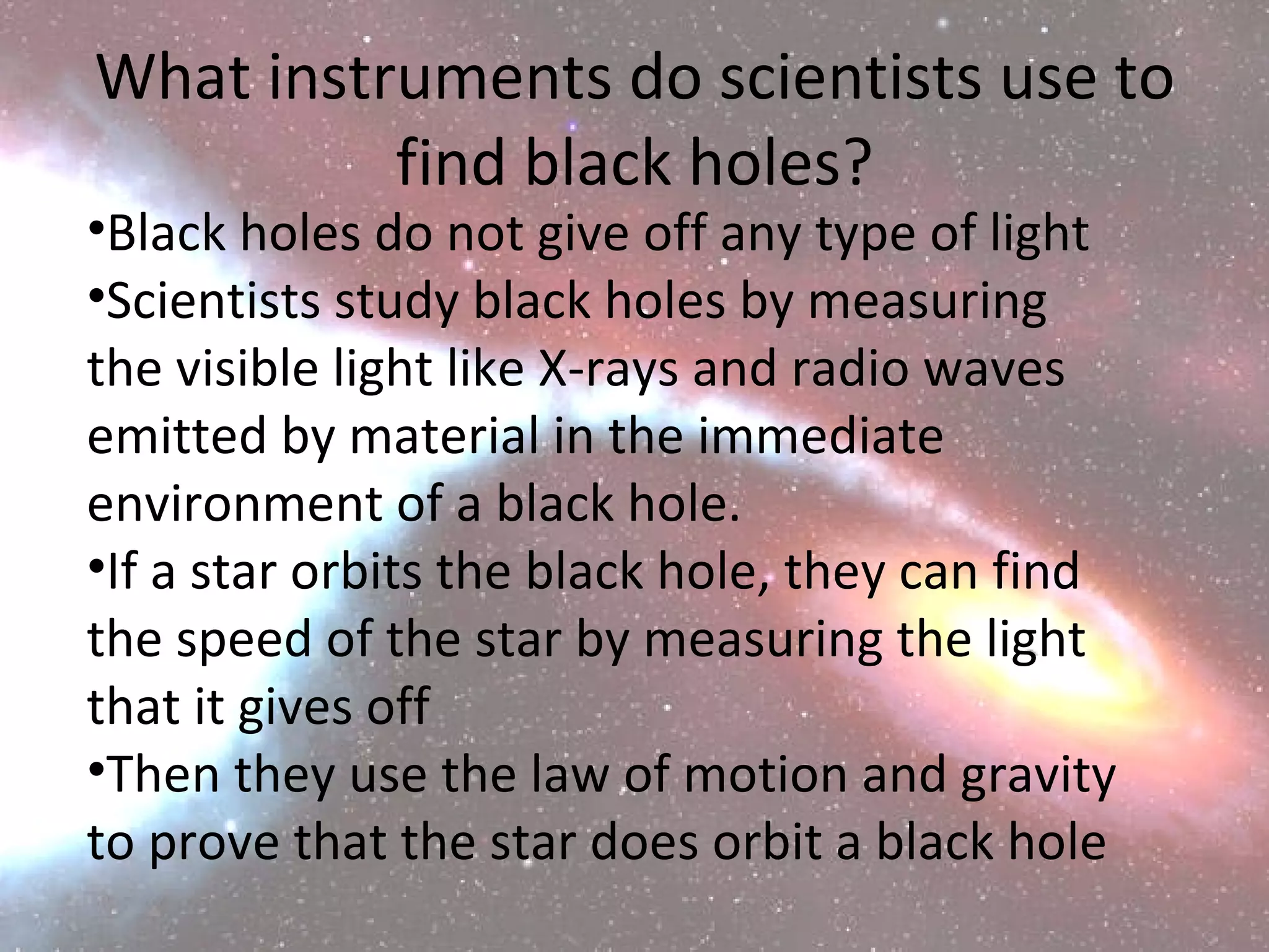 Black Holes | PPT | Physics | Science