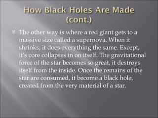 Black Holes | PPT