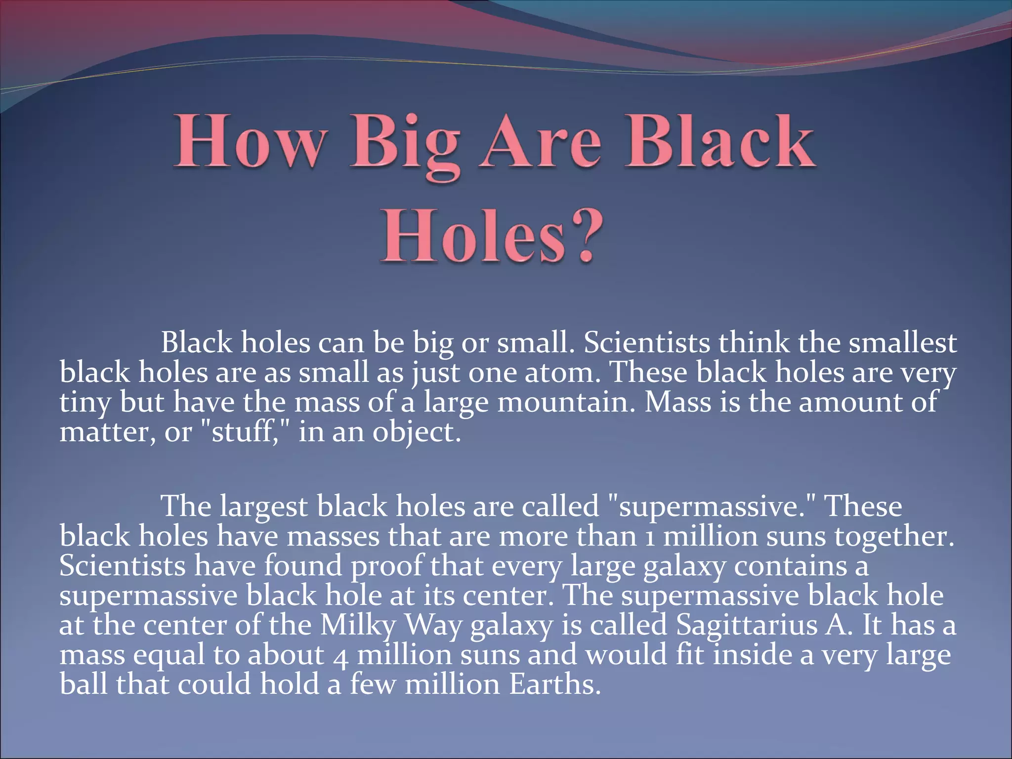 Black holes | PPT