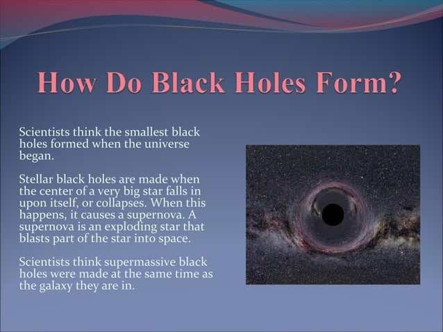 Black holes | PPT