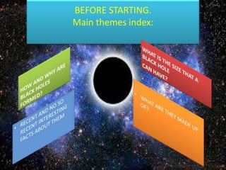 Black holes | PPTX