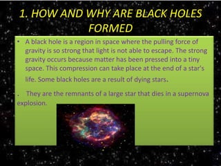Black holes | PPTX