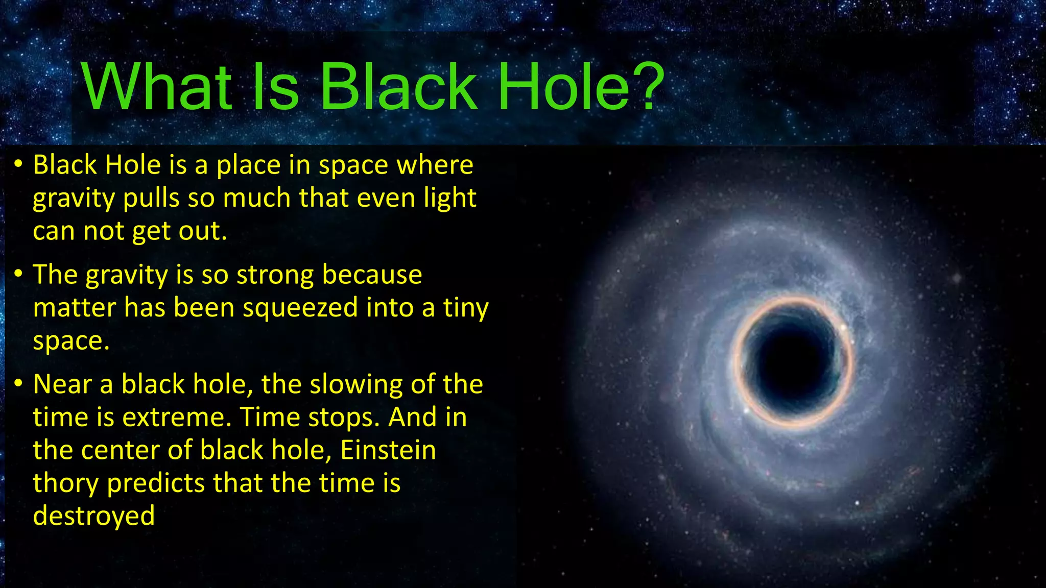 Black holes | PPTX