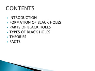 Black holes | PPT