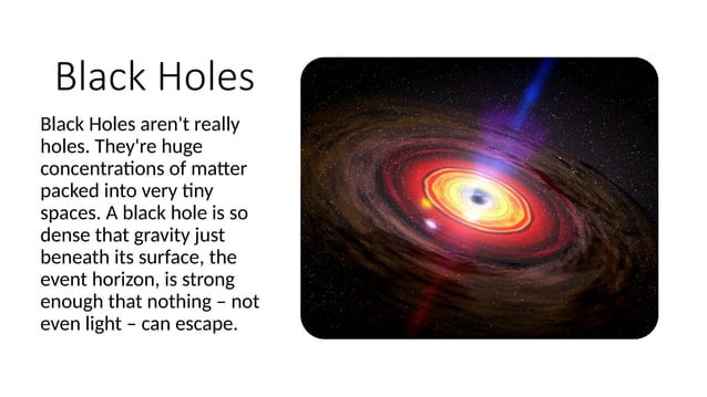 Black Holes Detailed Analysis and features | PPTX