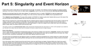 Presentation on Black Holes for secondary Astronomy class | PPTX