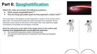 Presentation on Black Holes for secondary Astronomy class | PPT