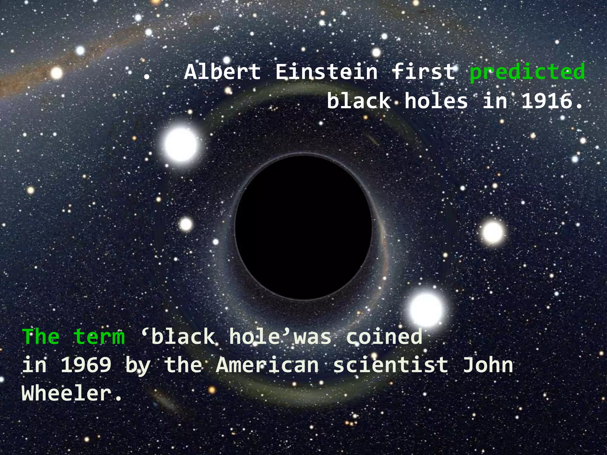 Black holes presentation | PPTX