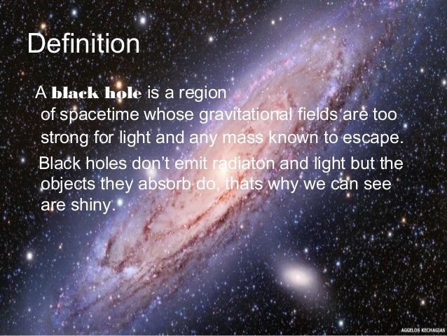Blackholes ppt