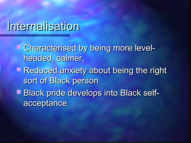 Black identity development | PPT