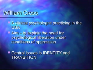 Black identity development | PPT